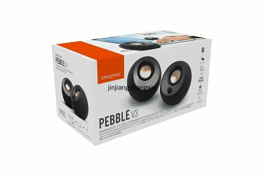 Компьютерная акустика Creative PEBBLE v3, bluetooth 5.0 — фото 1
