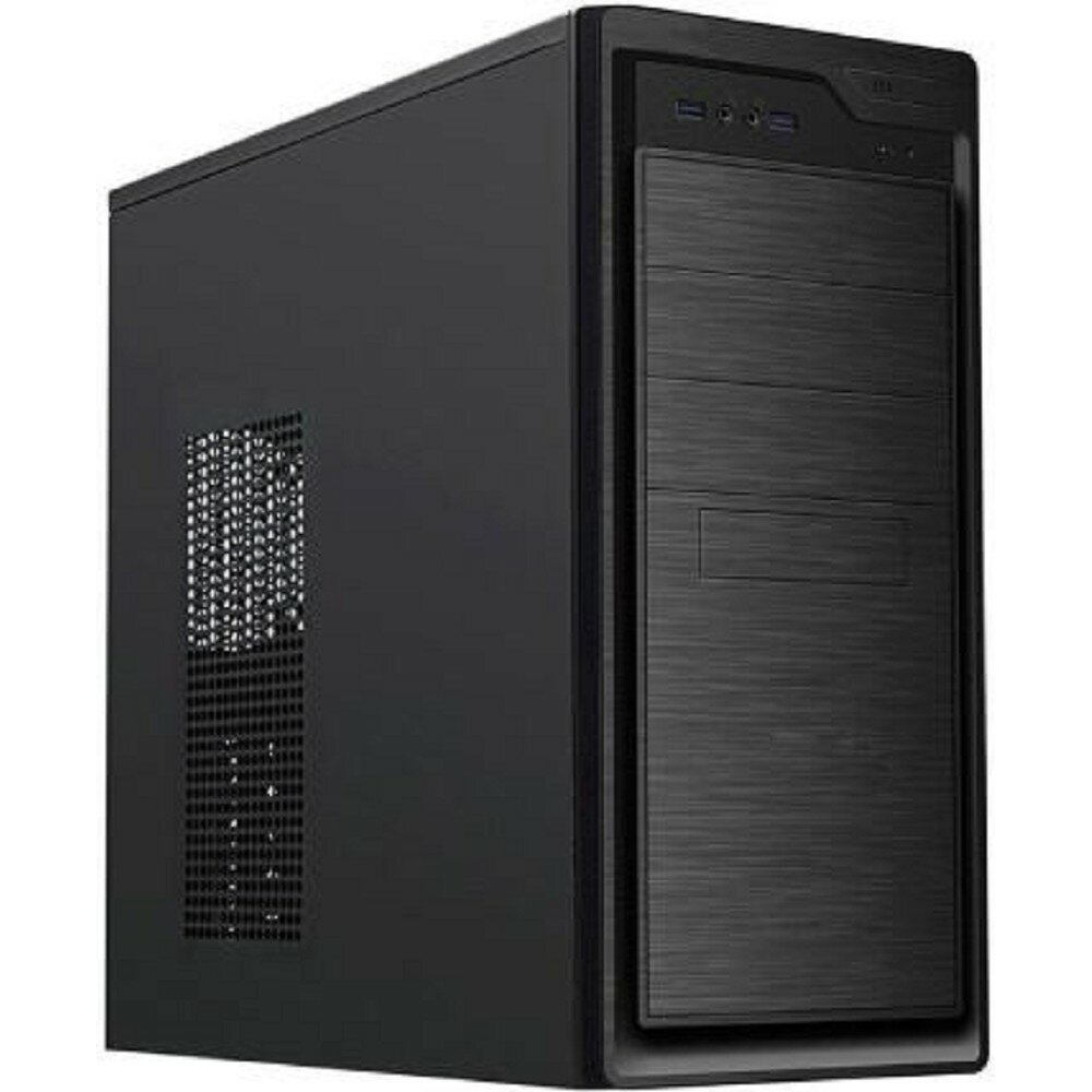 Корпус для ПК Powerman сталь 0.5 мм ATX 2 USB без БП