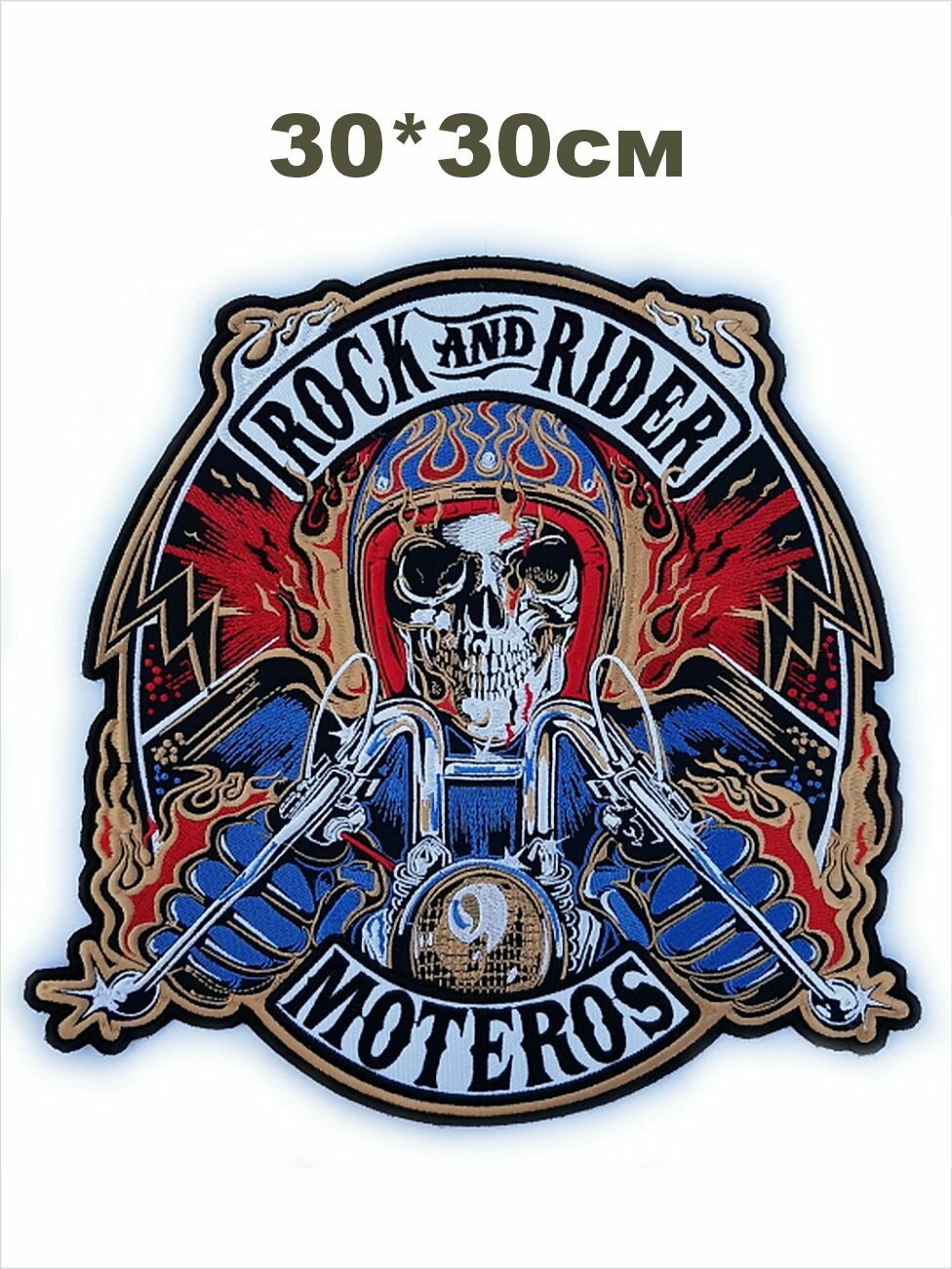 Нашивка ROCK'N'RIDER MOTEROS