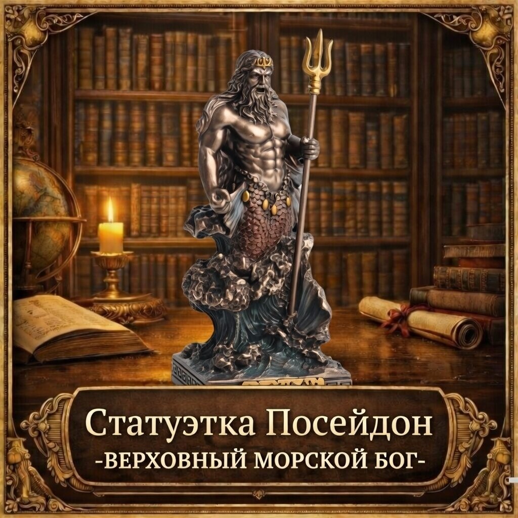 Статуэтка Посейдон - верховный морской бог