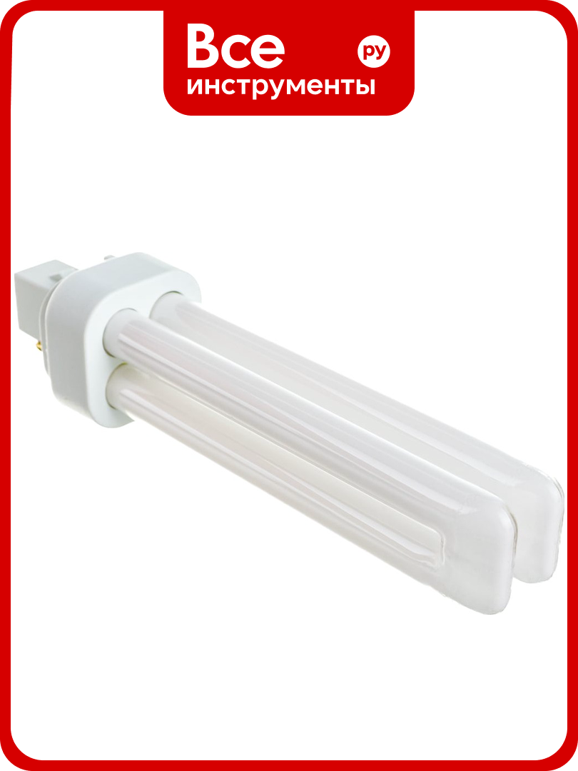 Компактная люминесцентная неинтегрированная лампа Osram DULUX D 18W/830 G24D-2 10X1 4099854122934