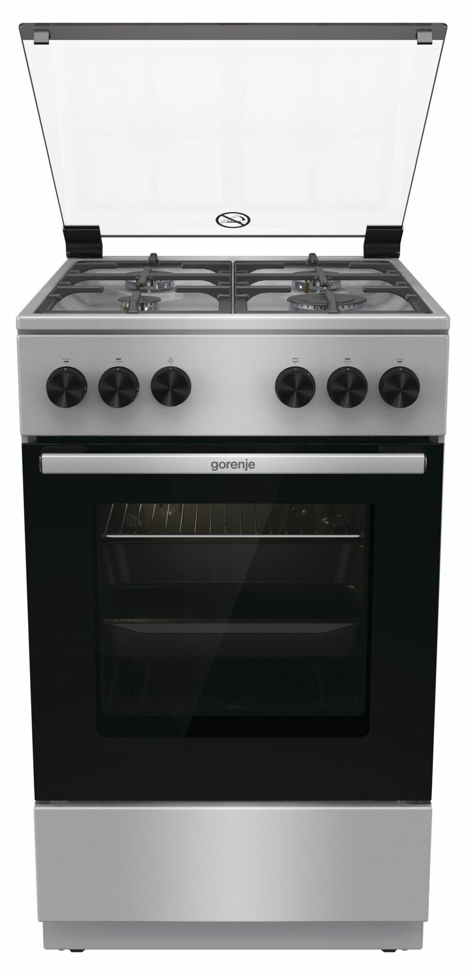 Плита Gorenje GG5A10XFFM, нержавеющая сталь
