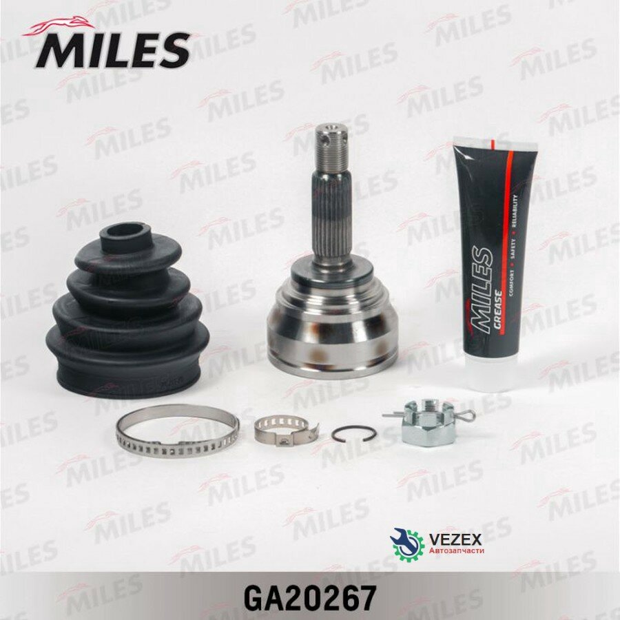 MILES GA20267 ШРУС наружный MITSUBISHI GALANT/LANCER 2.0/2.0D 92-96 (GKN 301983) GA20267