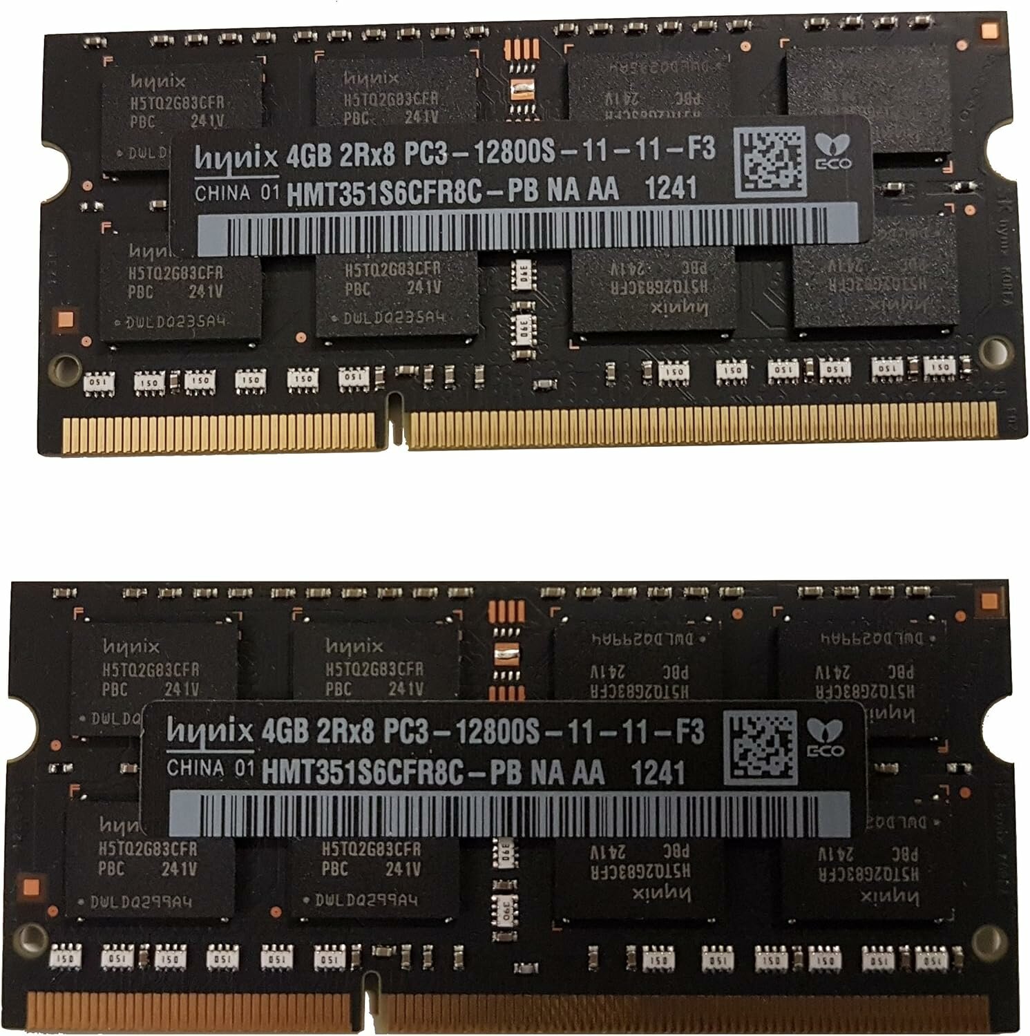 Оперативная память для ноутбука Hynix DDR3 4GB SO-DIMM PC3-12800 1x4 ГБ