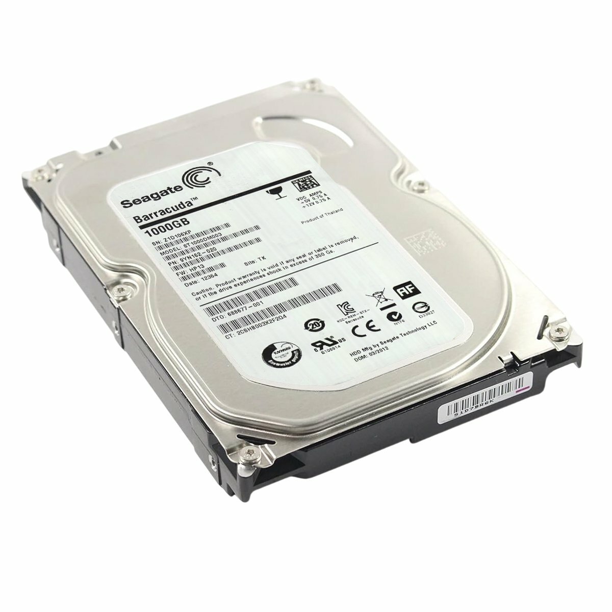 Жесткий диск HP 1Tb 7200 SATAIII 3.5" HDD