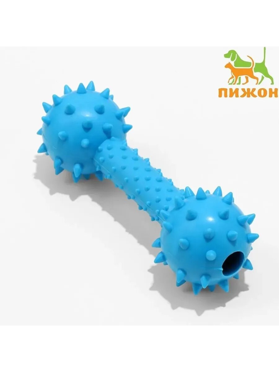 Безопасная синяя жевательная игрушка для собак