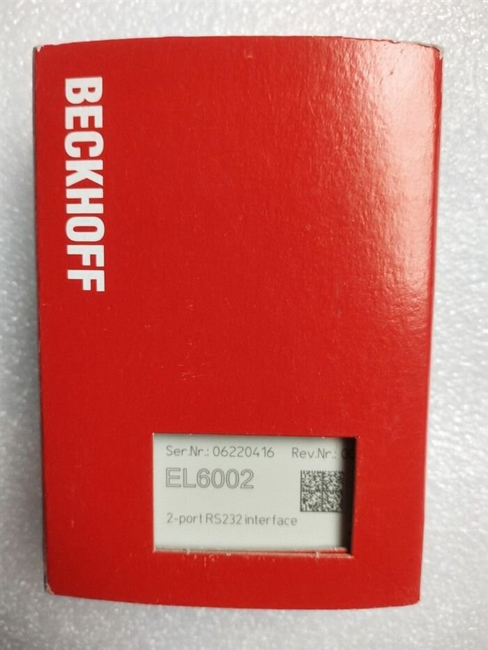 Модуль BECKHOFF EL6002 PLC Communication moudle EtherCAT 2 Port RS232 Interface