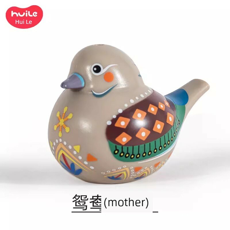 Детская игрушка Hui Le Dun Dun Bird для младенцев и малышей, музыкальный инструмент, который можно выдувать, гармоника,