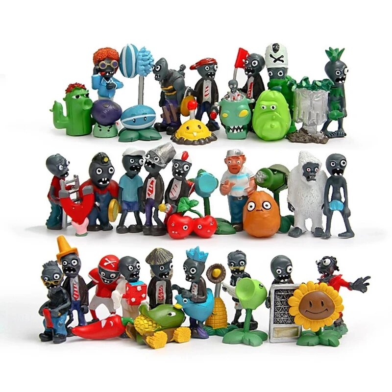 Фигурки Plants vs Zombies PVZ ПВХ 40 шт.