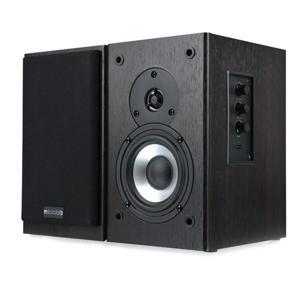 Полочная акустика 2.0 Microlab B72 black (пара), активная, сателлит