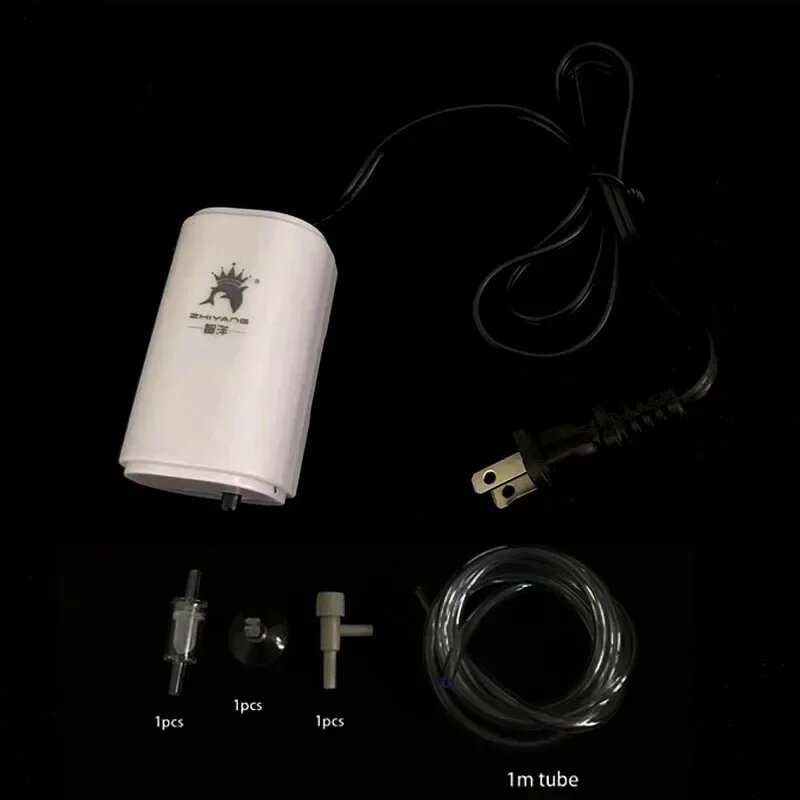 Аквариумный воздушный насос ZHIYANG 3Вт, Air Pump Set US