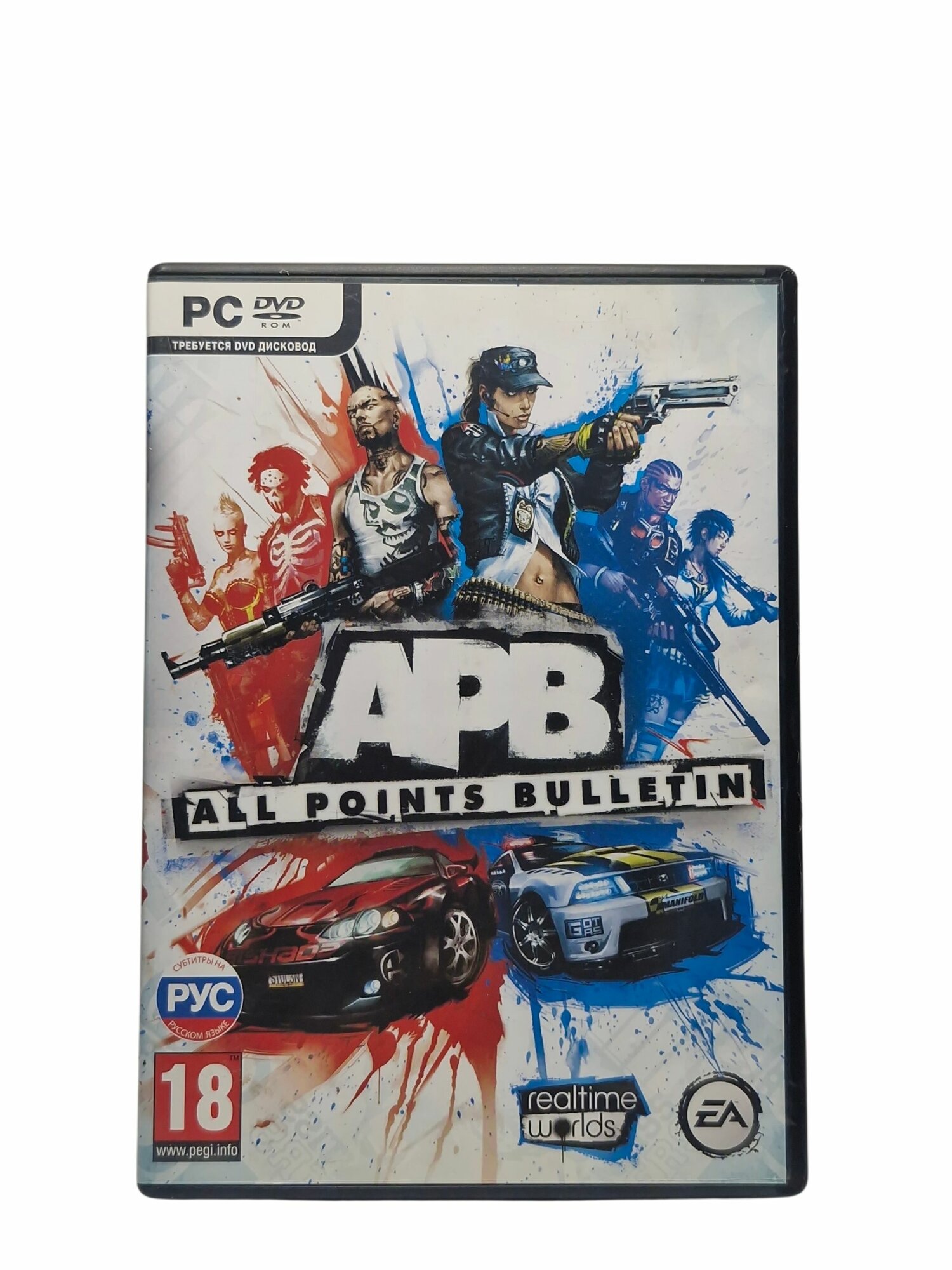Игра для компьютера: APB All Points Bulletin pc диск лицензия