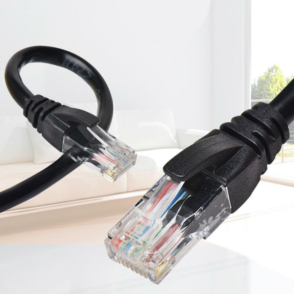 Кабель Ethernet Cat6, Черный - 10m — фото 1