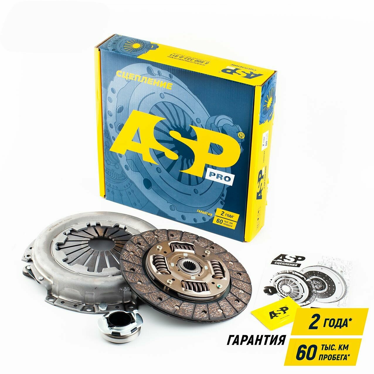 Сцепление в сборе Kia Ceed, Solaris, Elantra HD, i30, Verna 1.4-1.6 ASP 7215002