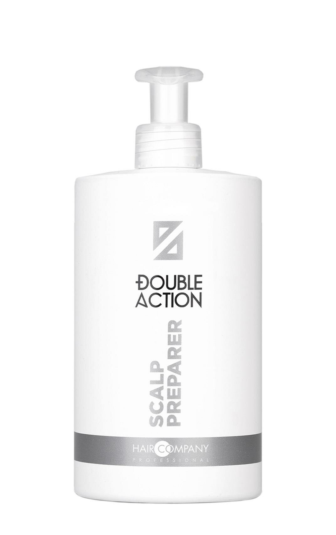 Подготовительное средство для кожи головы 500мл "SCALP PREPARER" DOUBLE ACTION, 500 мл