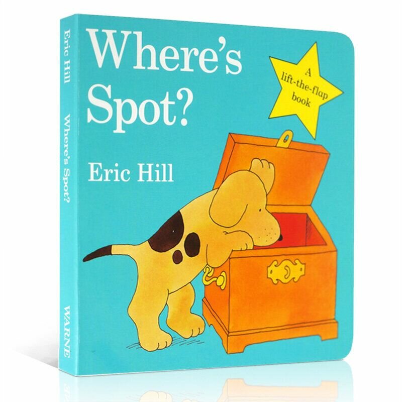 Milumilu Where's Spot Board book English Activity Story Book for Kids Reprinted books