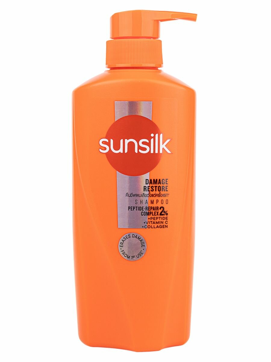 Шампунь для повреждённых волос с пептидным комплексом Sunsilk, 350 мл