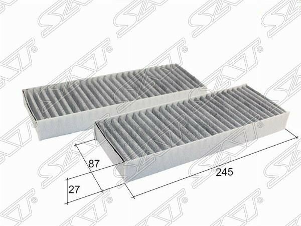 Фильтр салонный SAT ST-AY684-NS002-U Nissan Bassara 99-03, Cedric 95-99