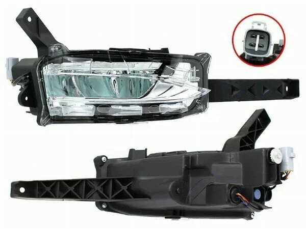 Фара противотуманная SAT ST-324-2017R справа, LED Lexus NX 17-21