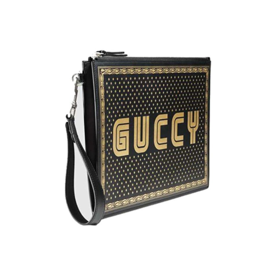 Бумажник GUCCI, черный — фото 1