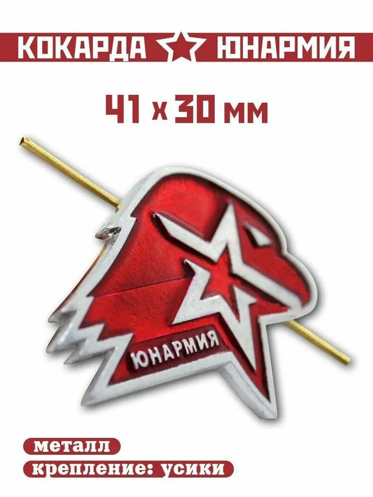 Значок - Юнармия - Кокарда