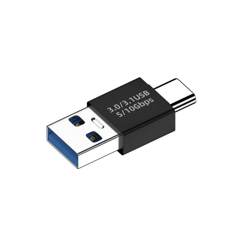 Адаптер USB-C — USB 3.1, прямой черный