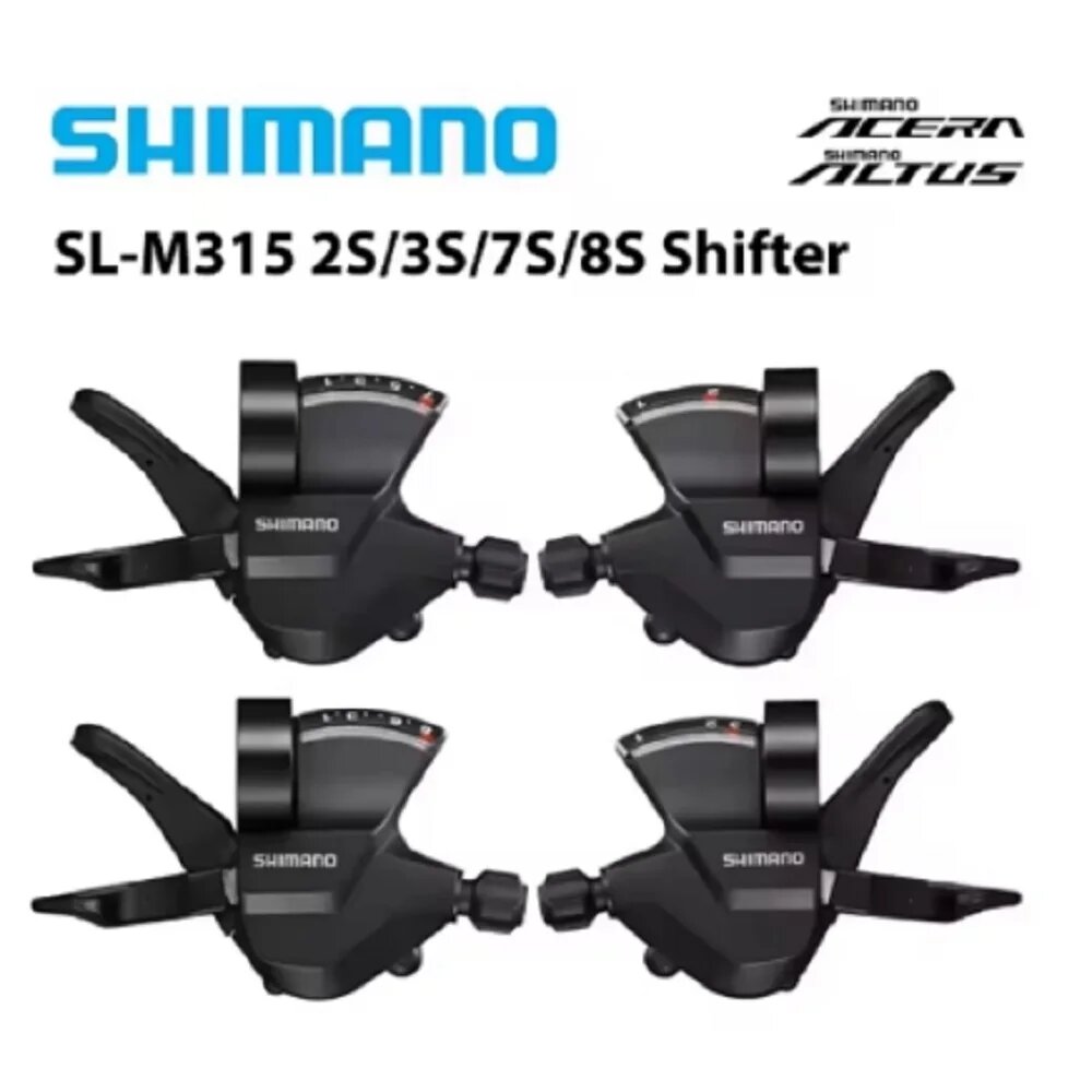 Shimano SL-M315 7/8 Скоростной Переключатель Altus RD-M310 Черный