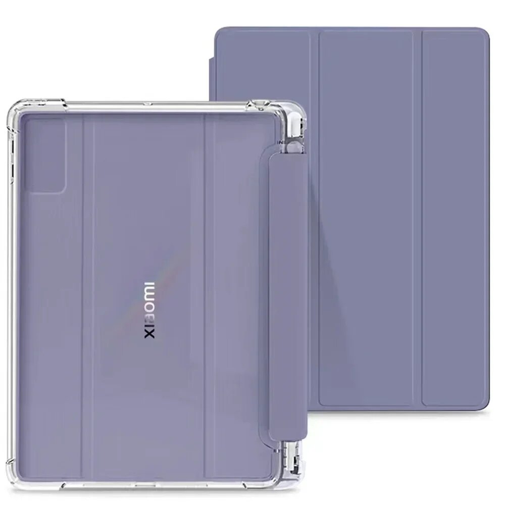 Складной кожаный чехол для планшета Xiaomi Mi Pad Redmi Pad 10.61inch, Purple
