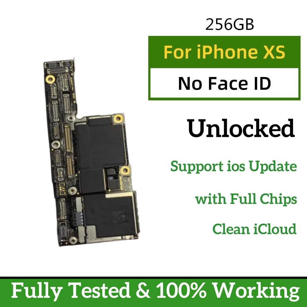 Материнская плата iPhone XS 256GB, No Face ID, Unlocked