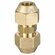 Соединитель для труб 3/8", латунь