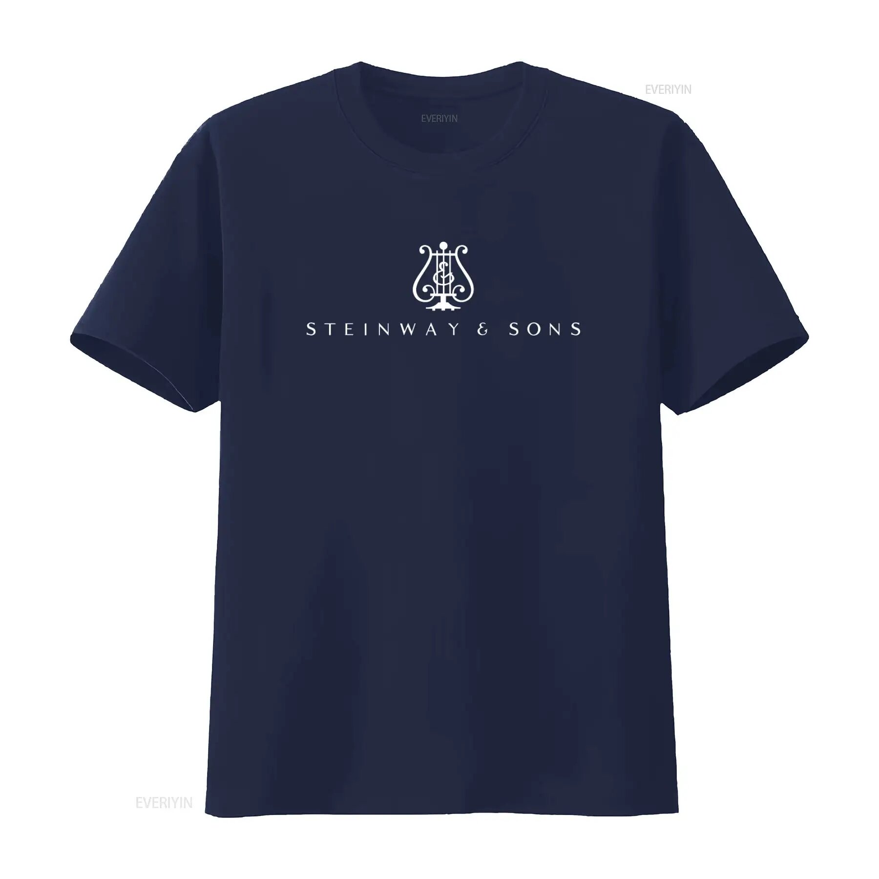 Футболка мужская Steinway & Sons, темно-синий, S