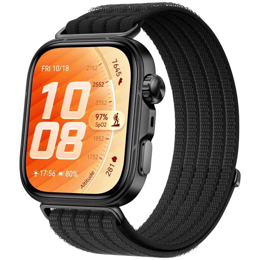 Нейлоновый ремешок для Huawei Watch Fit 5 Pro, Black