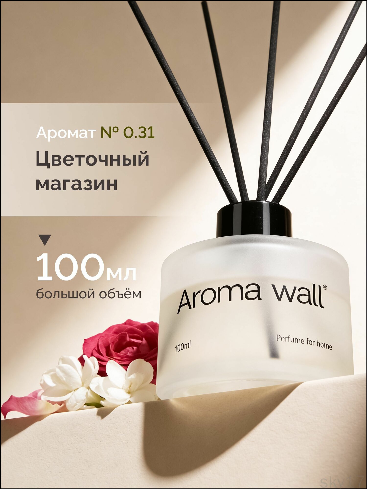 Ароматизатор для дома с ароматом Цветочный магазин, диффузор для дома, Aroma wall - N.031