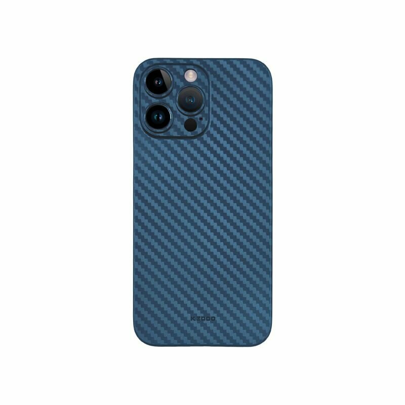 Чехол на iPhone 14 Pro Max, Air Carbon ультратонкий пластик, синий