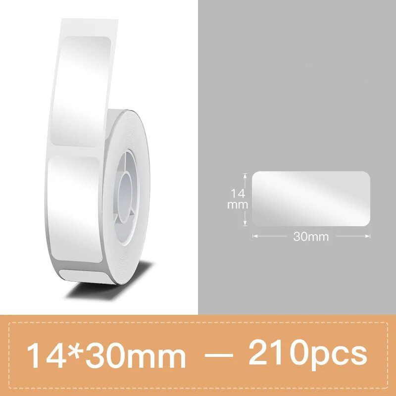 Niimbot B18 этикеточная бумага для принтеров Белый, Matte Silver-1Roll