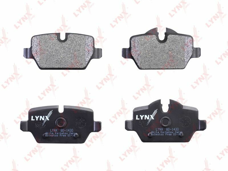 LYNXauto Дисковые тормозные колодки, задние