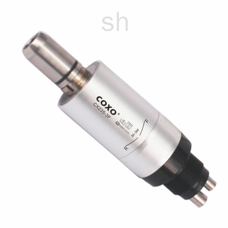 COXO CX235-3F M-3M4 низкоскоростной внешний воздушный мотор для стоматологического наконечника с передним и обратным вращением 4 отверстия. стоматологический микромотор реверсивный 4-канальный пневматический для бормашины