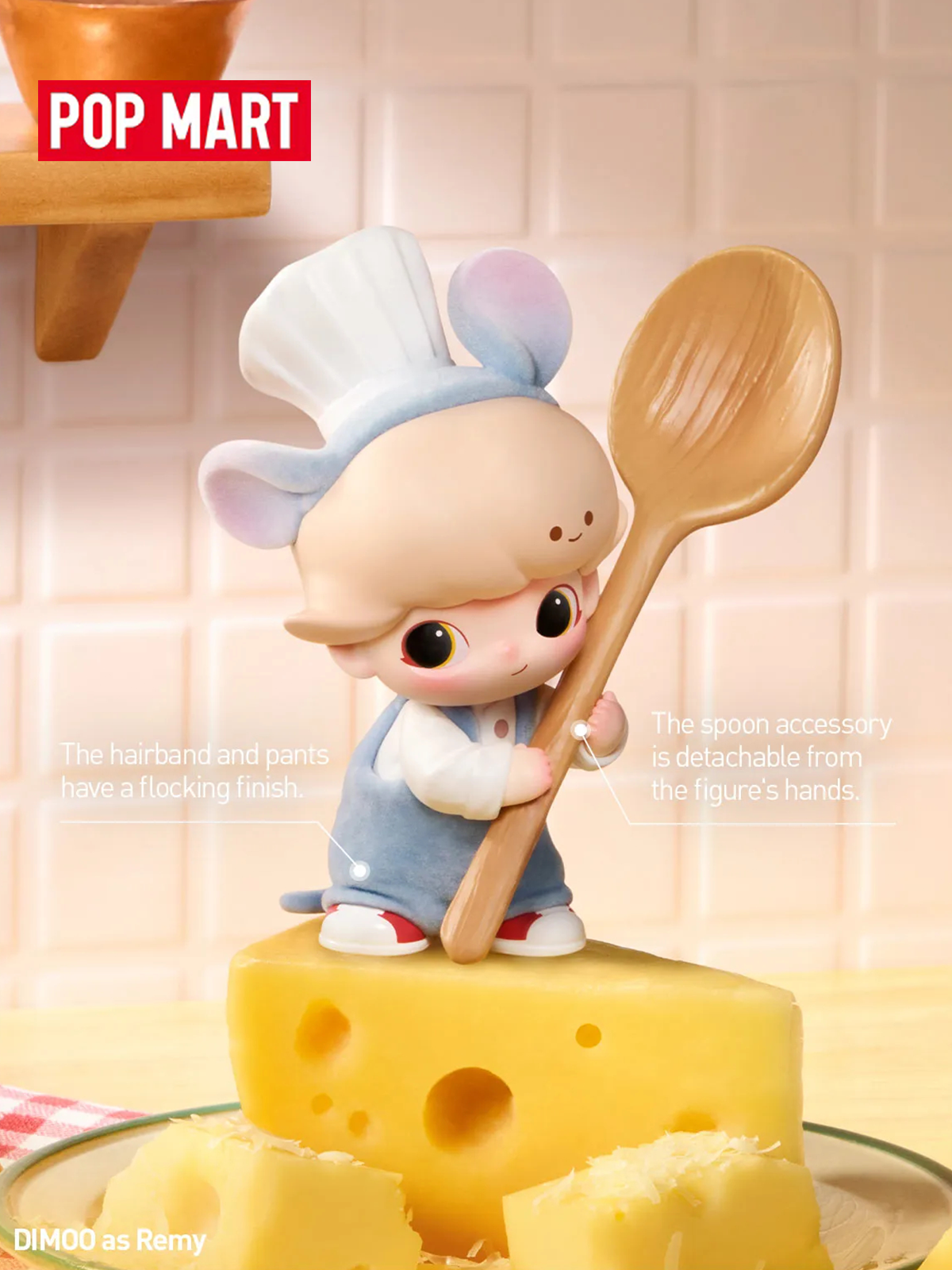 Коллекционная фигурка Слепая коробка Pop Mart DIMOO WORLD x PIXAR Series Figures-Remy