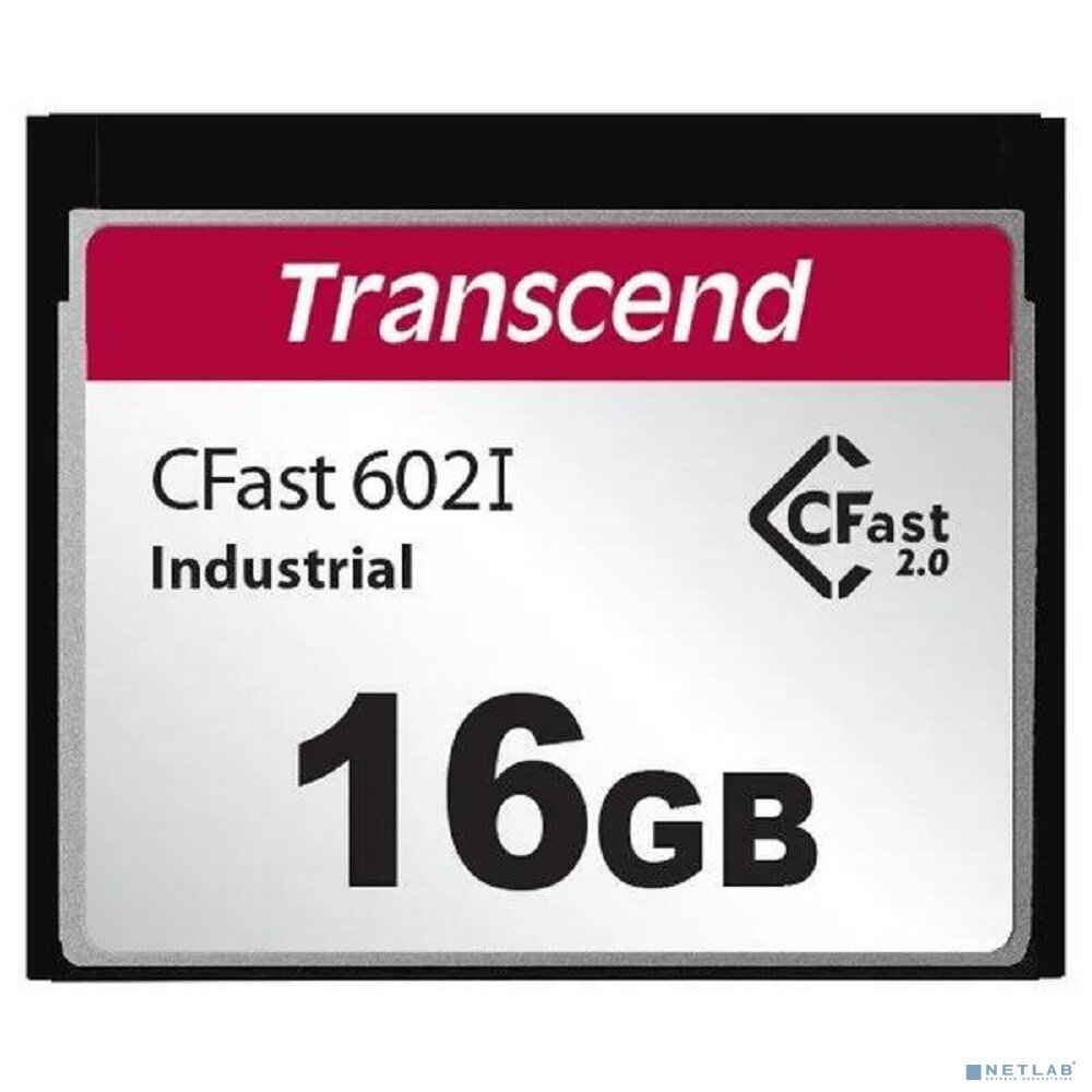 Промышленная карта памяти 16GB Transcend CFast 2.0 (SATA III) CFX602 Industrial темп. режим от -40? до +85, (TS16GCFX602)