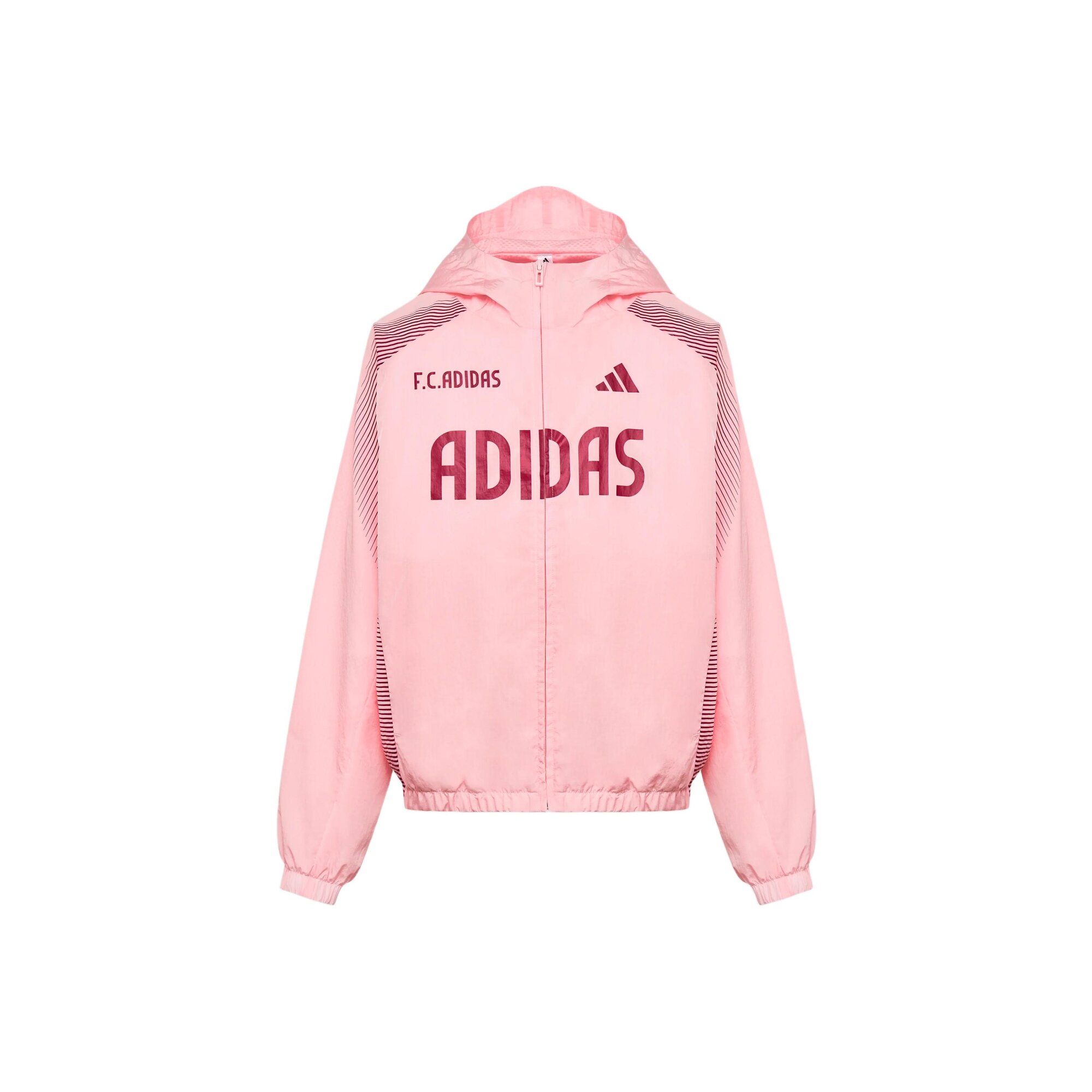 Куртка adidas, размер 122, розовый,