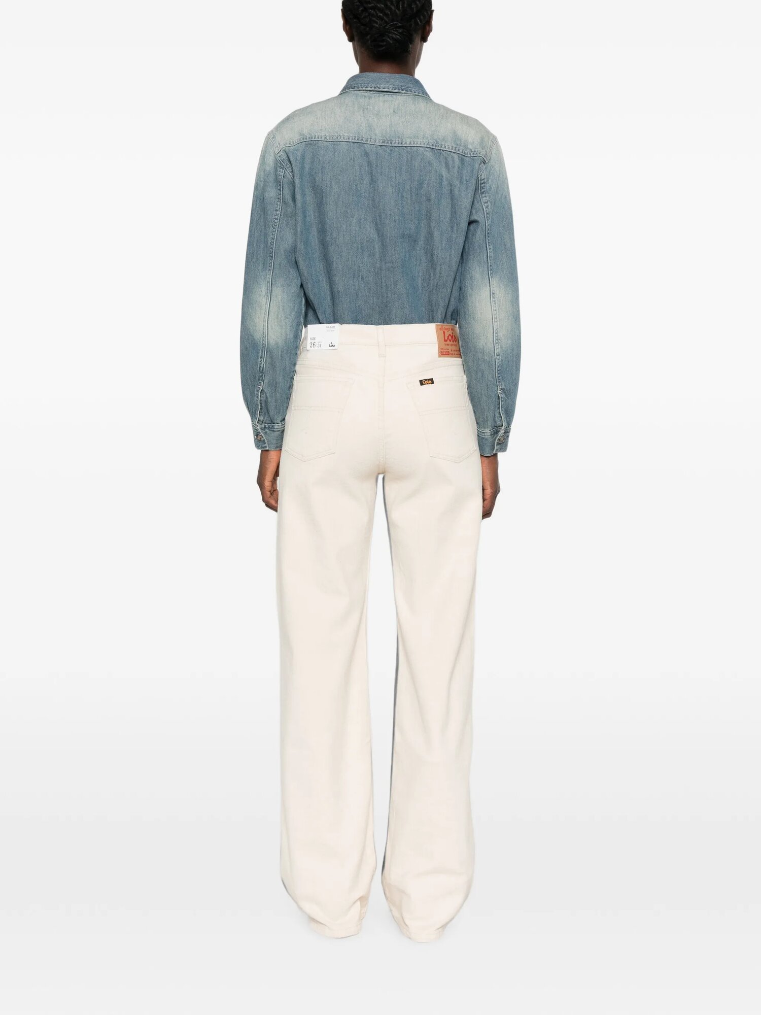 Брюки Lois Jeans Lindsay logo-patch trousers, размер 28 — фото 1