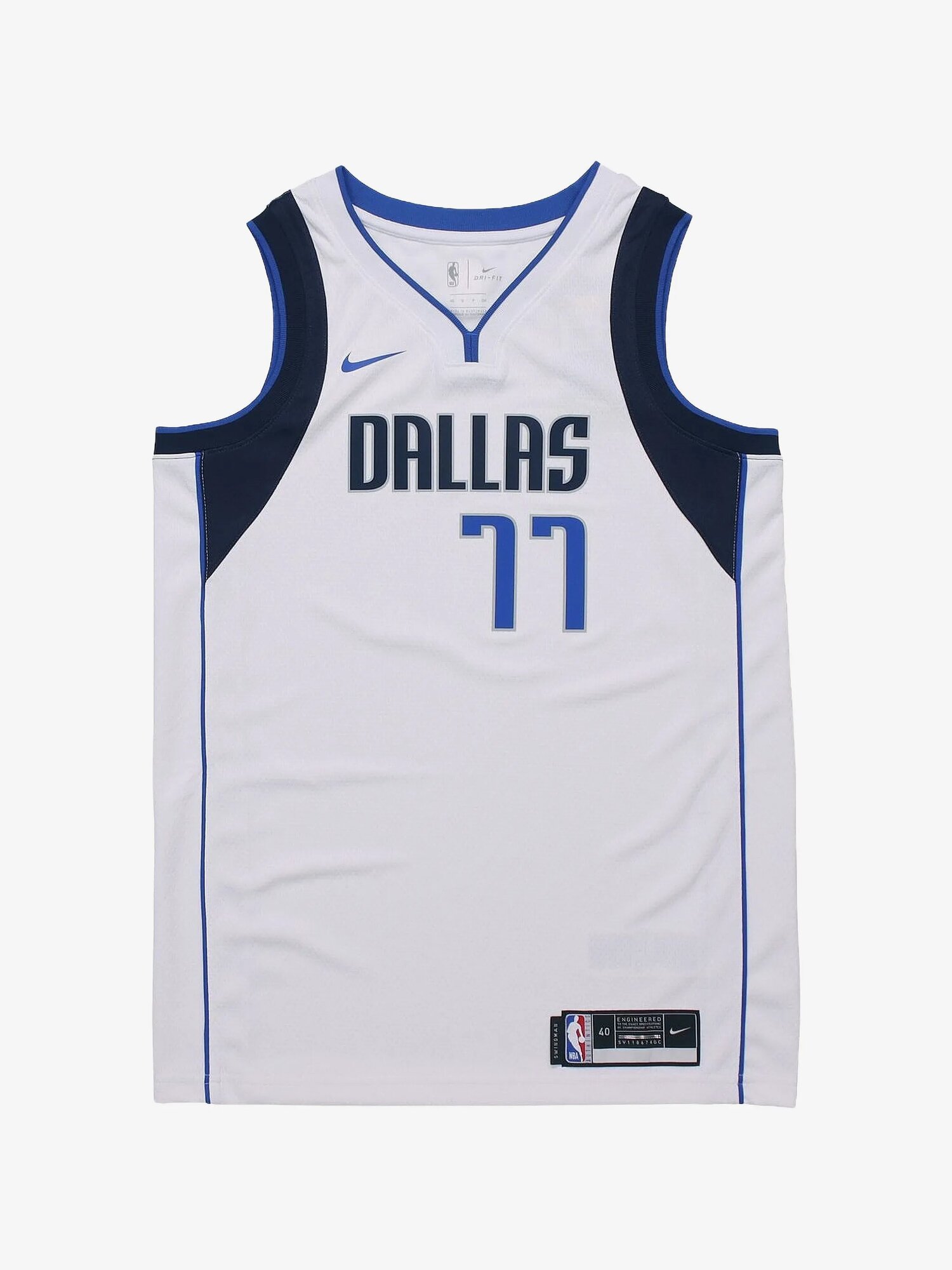 Топ NIKE Mavericks Association Edition, размер XL, белый