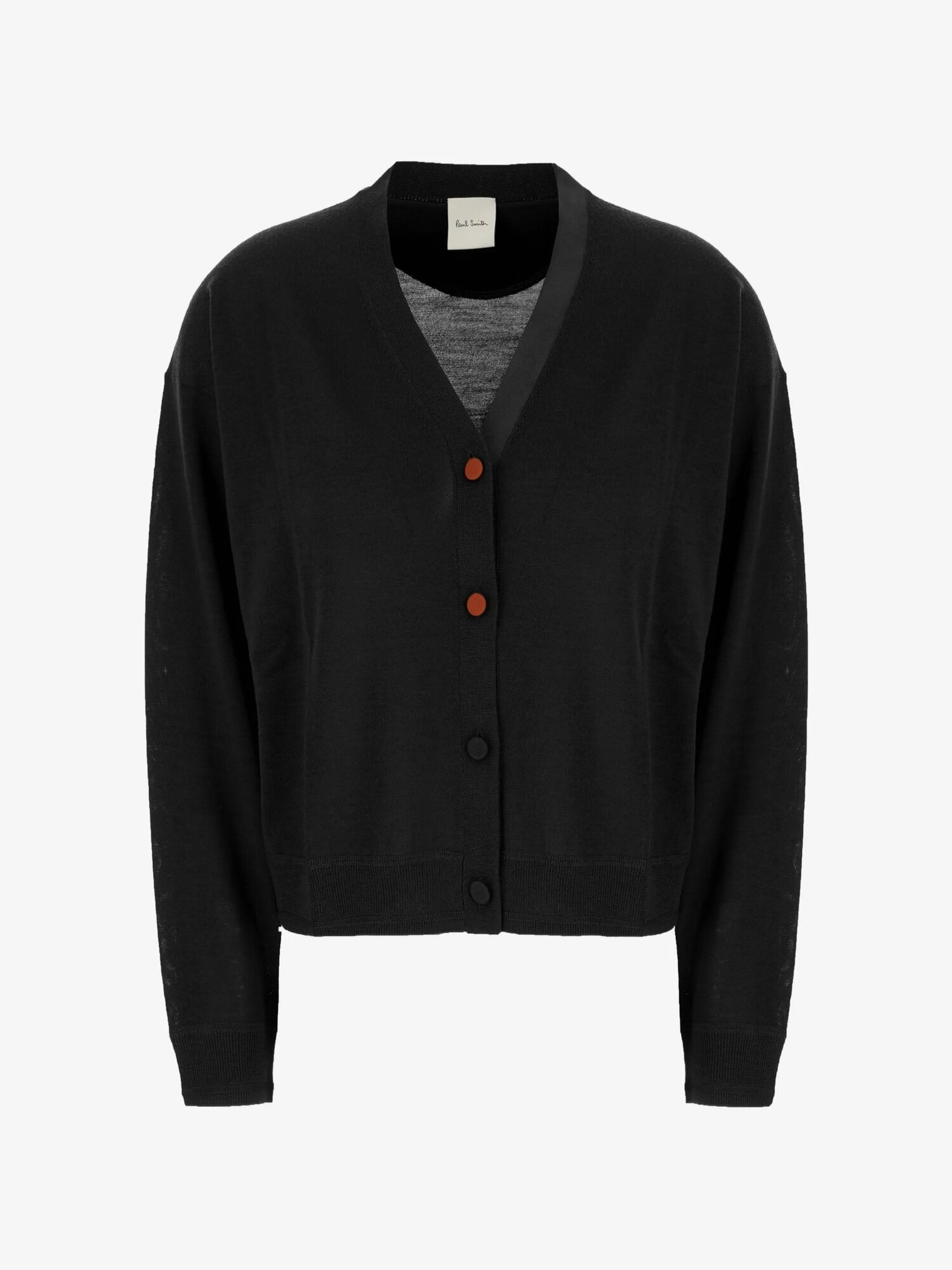 Кардиган Contrast-button V-neck cardigan