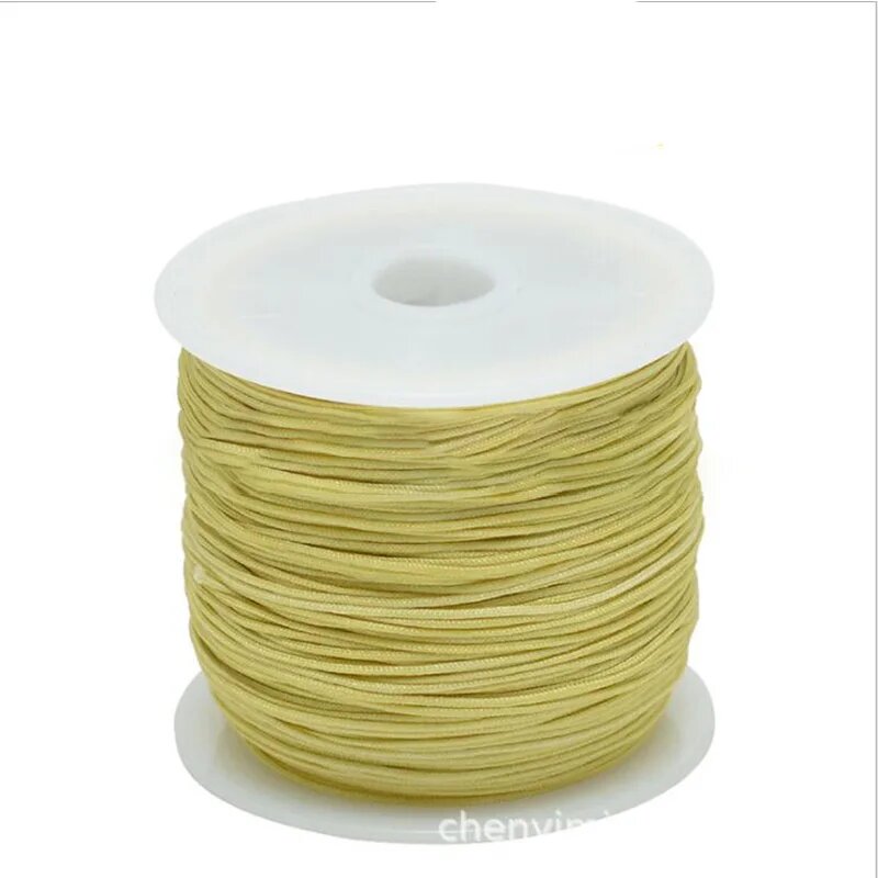 Нейлоновая нить AUSHIYA для рукоделия 45 м Желтый, 1mm 28meter, khaki