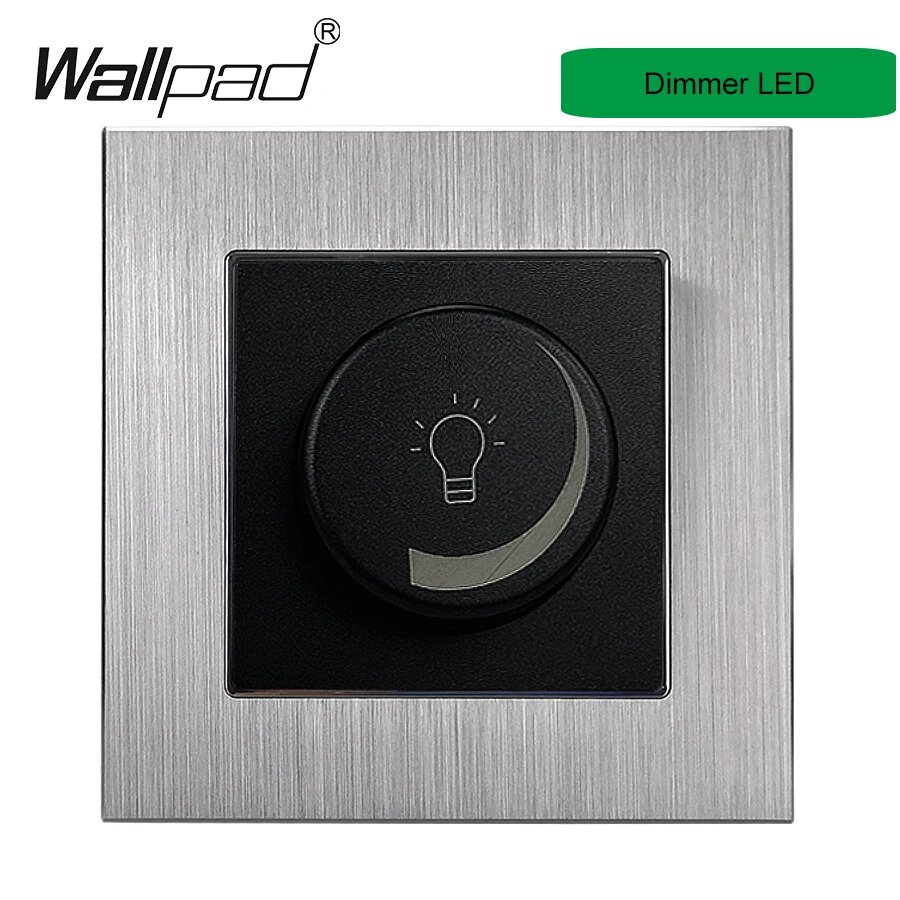 Wallpad Димер LED, металлическая панель