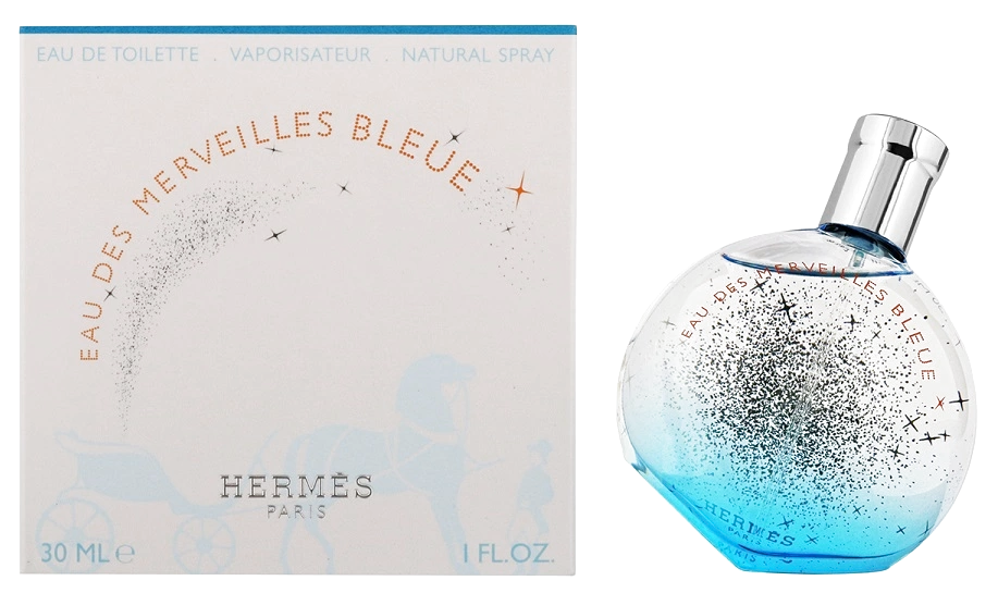 Духи Гермес О Де Мервейлс Блу 30 мл для женщин и мужчин - Hermes Eau Des Merveilles Bleue