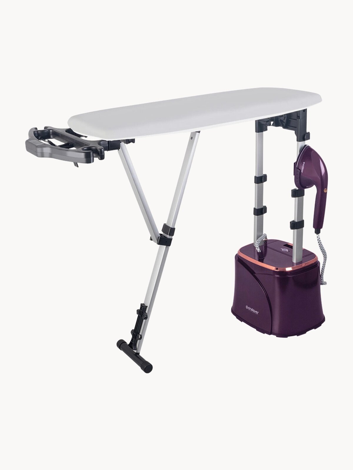 Отпариватель для одежды Endever Odyssey Q-17, с гладильной доской, 2300Вт, с утюгом