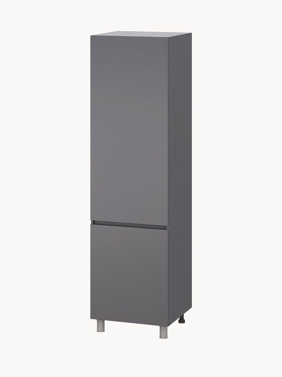 Шкаф-пенал глухой кухонный SV-Мебель Денвер ПН 601г цвет графит серый