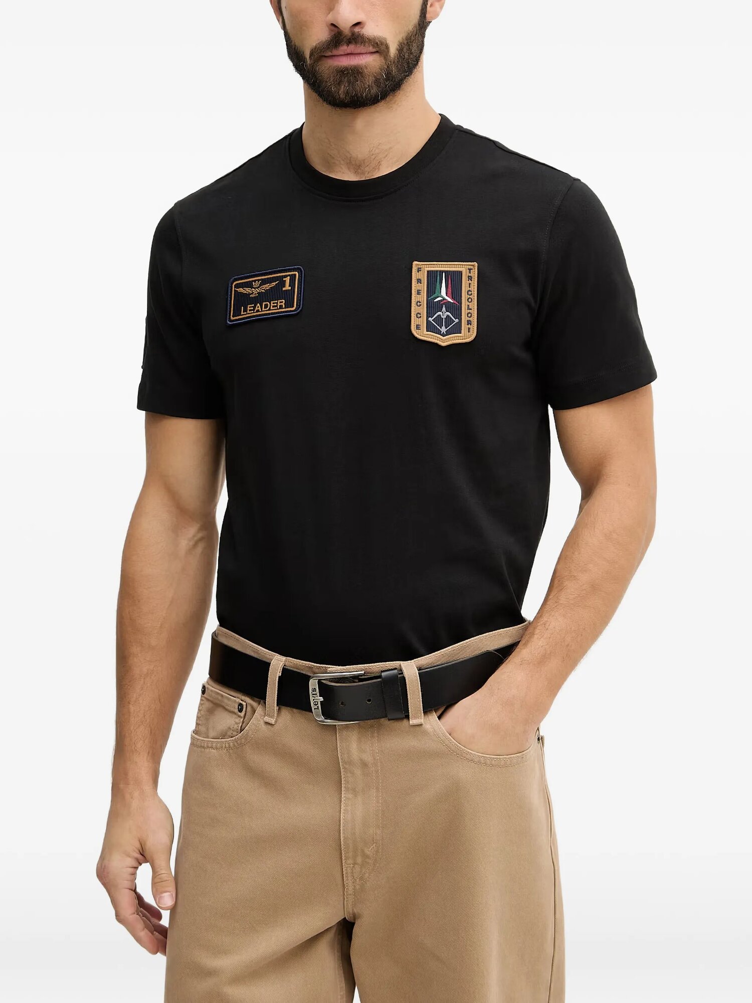 Футболка Frecce Tricolori patch-detail T-shirt
