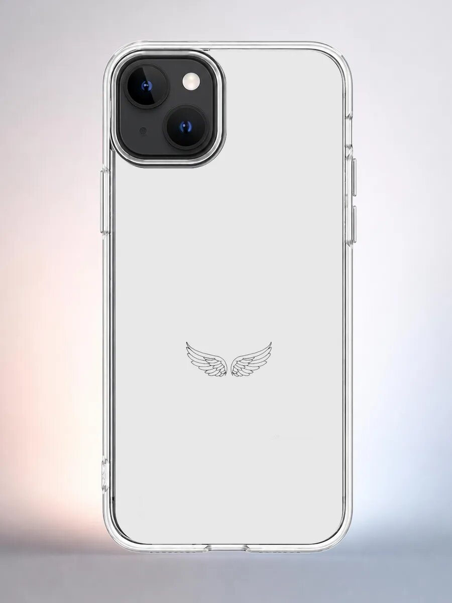 Чехол iPhone 13 крылья мелкие силиконовый